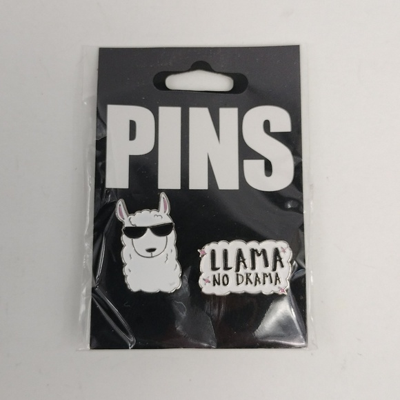 Kalan | Jewelry | Llama No Drama Enamel Pins | Poshmark